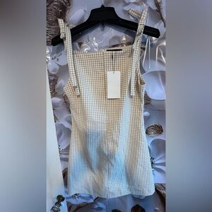Zara | Dresses | Nwt Zara 225 Collection Bow Short Dress Size Mfirm ...